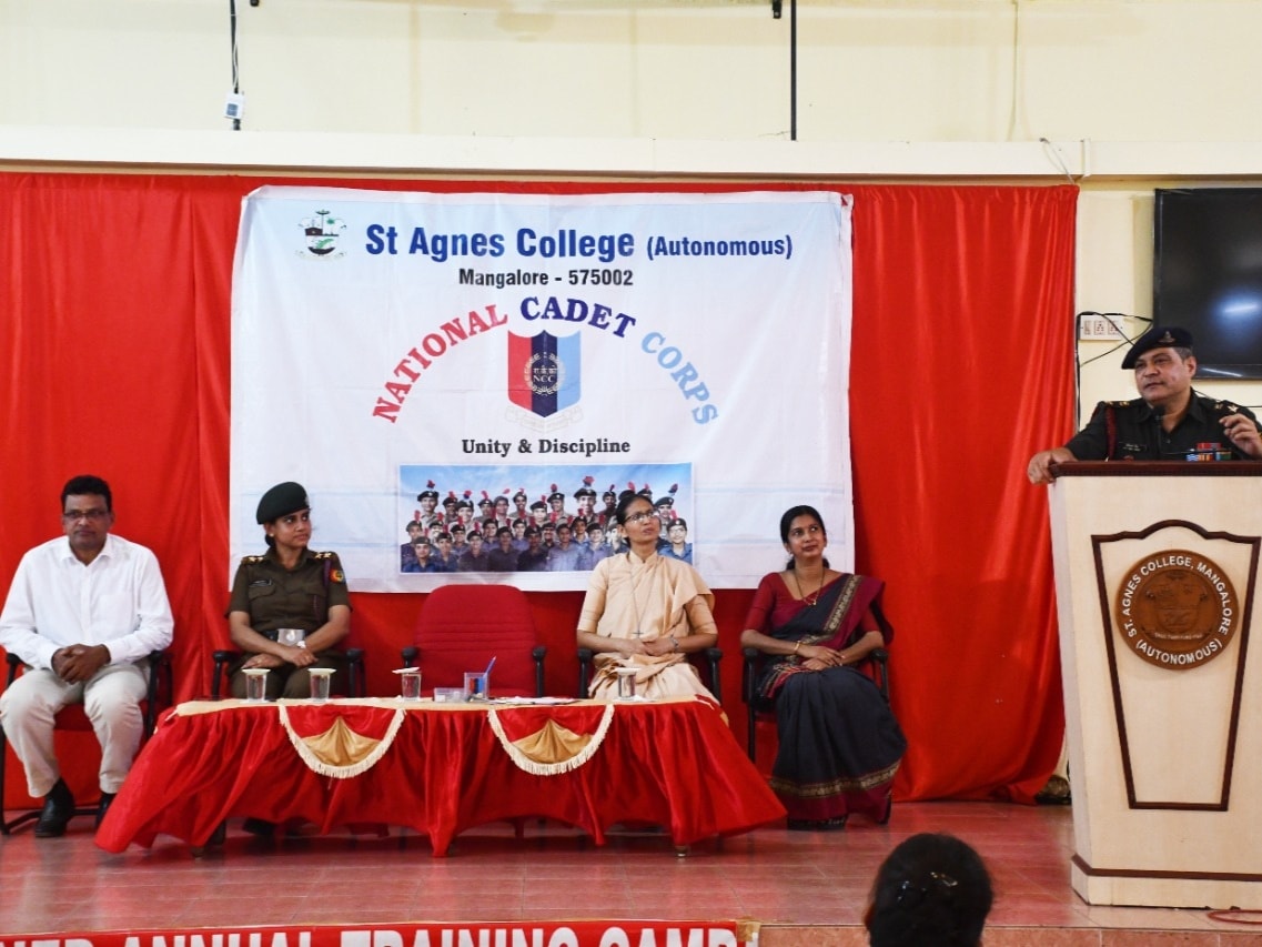 NCC Rank Ceremony - St. Agnes College (Autonomous), Mangaluru