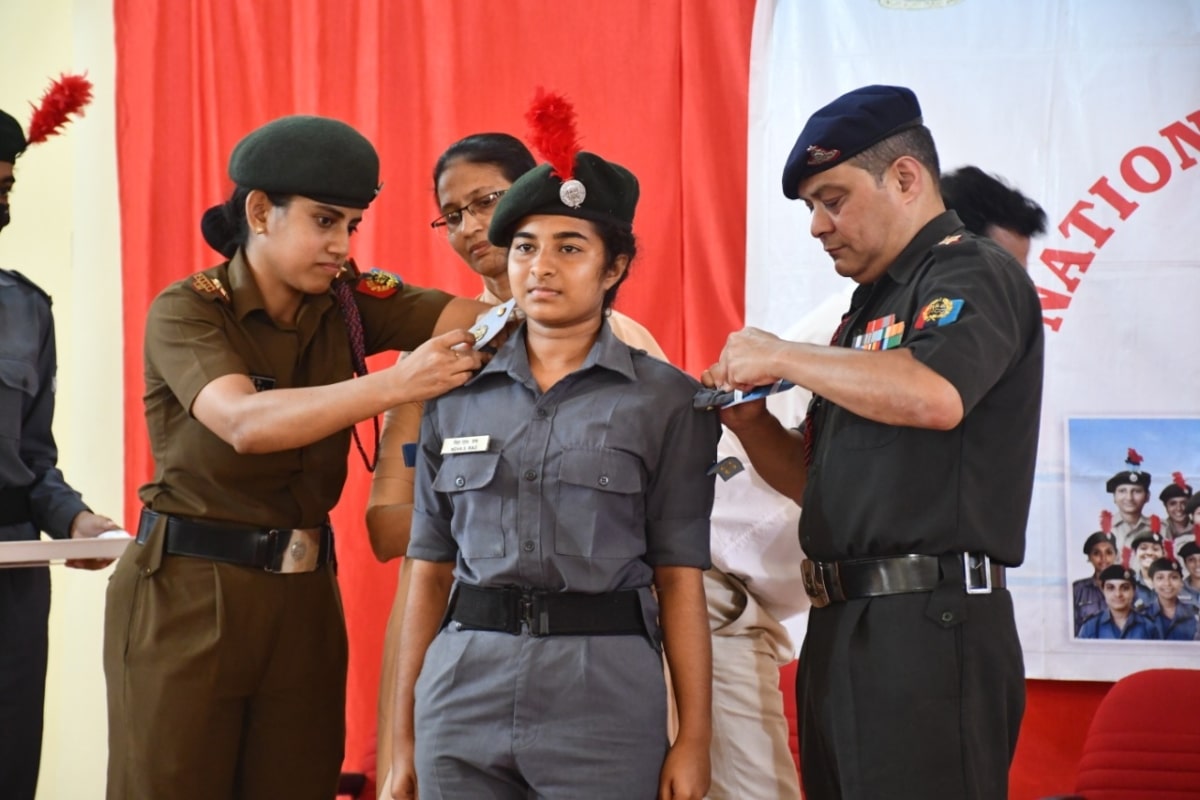 NCC Rank Ceremony - St. Agnes College (Autonomous), Mangaluru NCC Rank Ceremony - St. Agnes College (Autonomous), Mangaluru