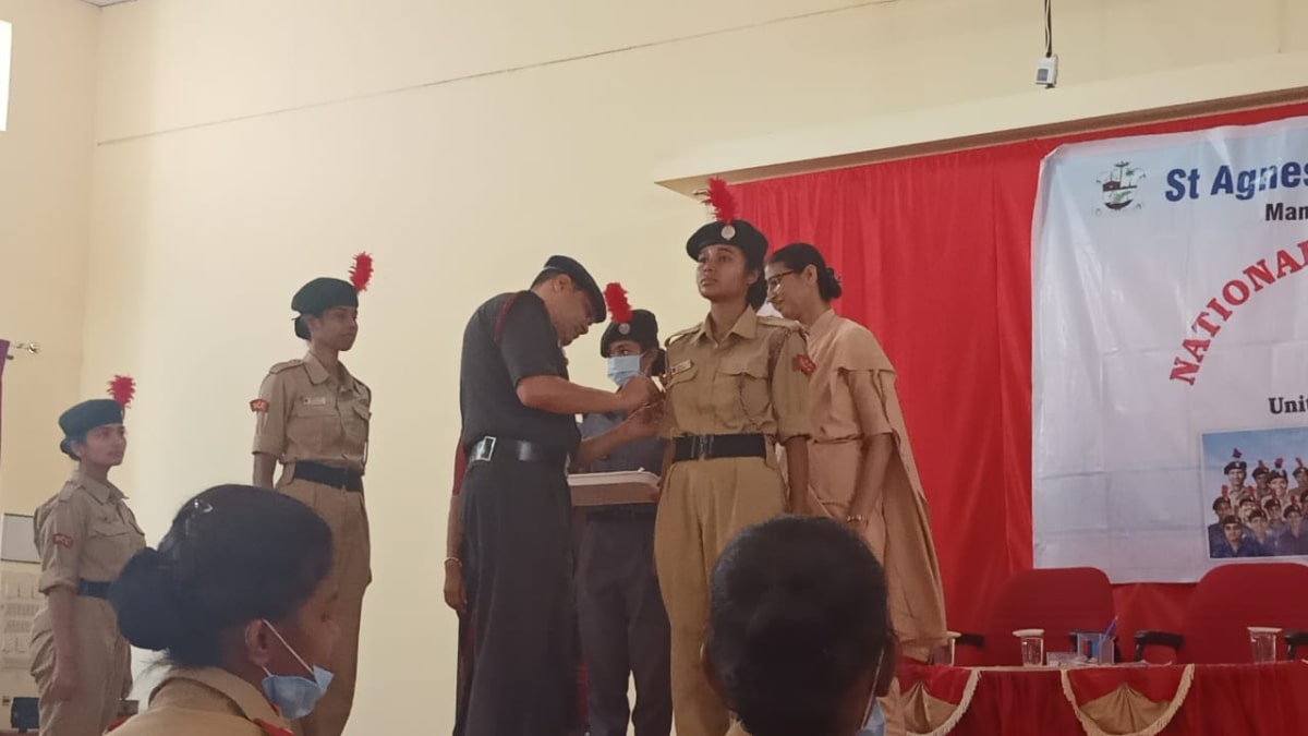 NCC Rank Ceremony - St. Agnes College (Autonomous), Mangaluru NCC Rank Ceremony - St. Agnes College (Autonomous), Mangaluru