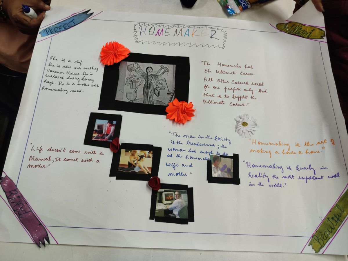 Activity on Collage making - St. Agnes College (Autonomous), Mangaluru