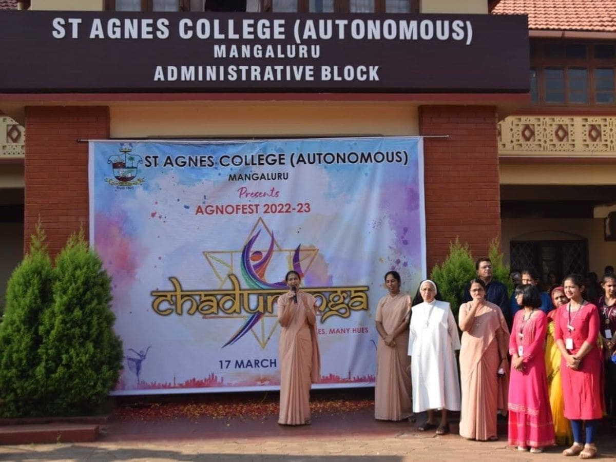 Logo Launch of Agnofest 2023 - St. Agnes College (Autonomous), Mangaluru