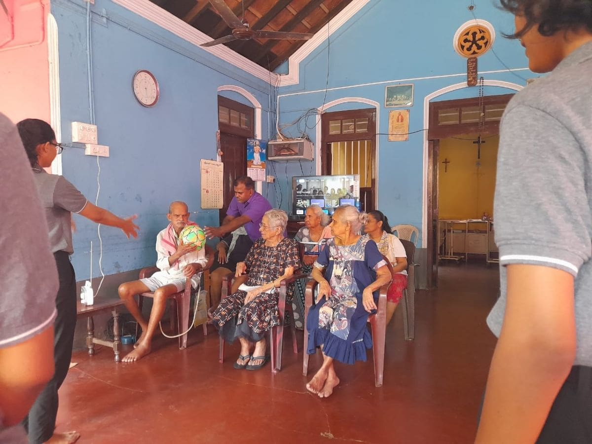 Old Age Home Visit - St. Agnes College (Autonomous), Mangaluru