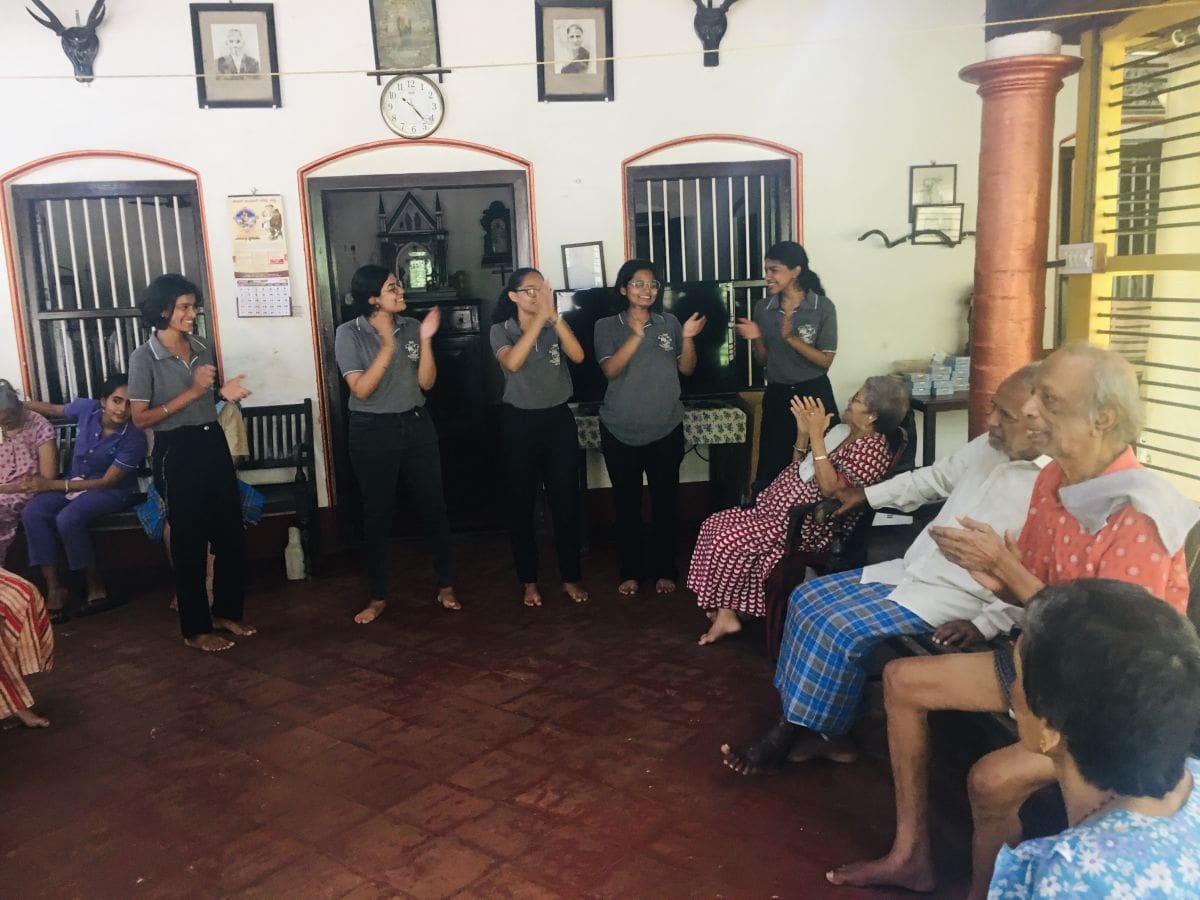 Old Age Home Visit - St. Agnes College (Autonomous), Mangaluru