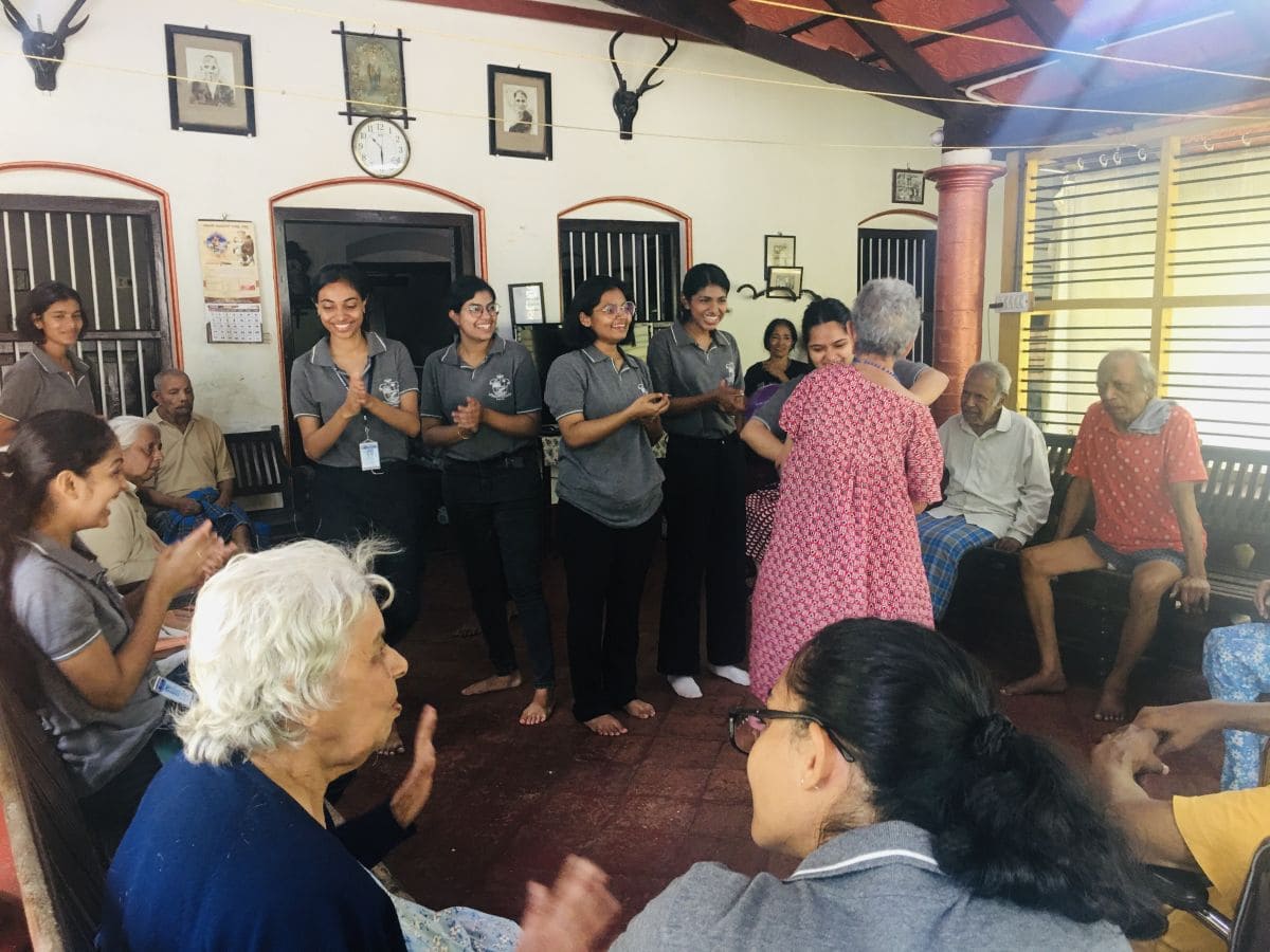 Old Age Home Visit - St. Agnes College (Autonomous), Mangaluru