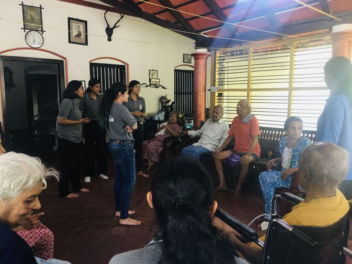 Old Age Home Visit - St. Agnes College (Autonomous), Mangaluru