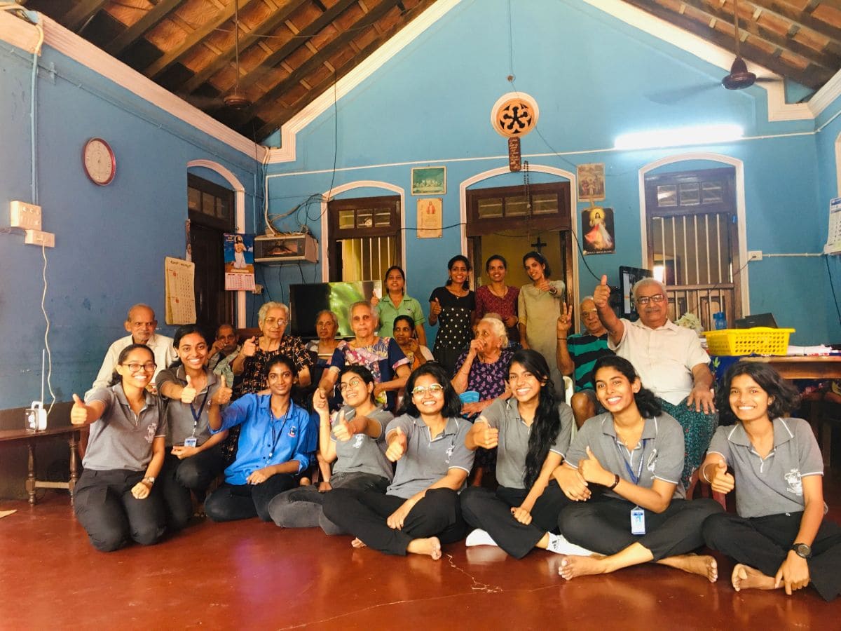 Old Age Home Visit - St. Agnes College (Autonomous), Mangaluru