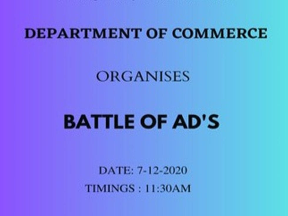 Battle of Ads Competition - St. Agnes College (Autonomous), Mangaluru