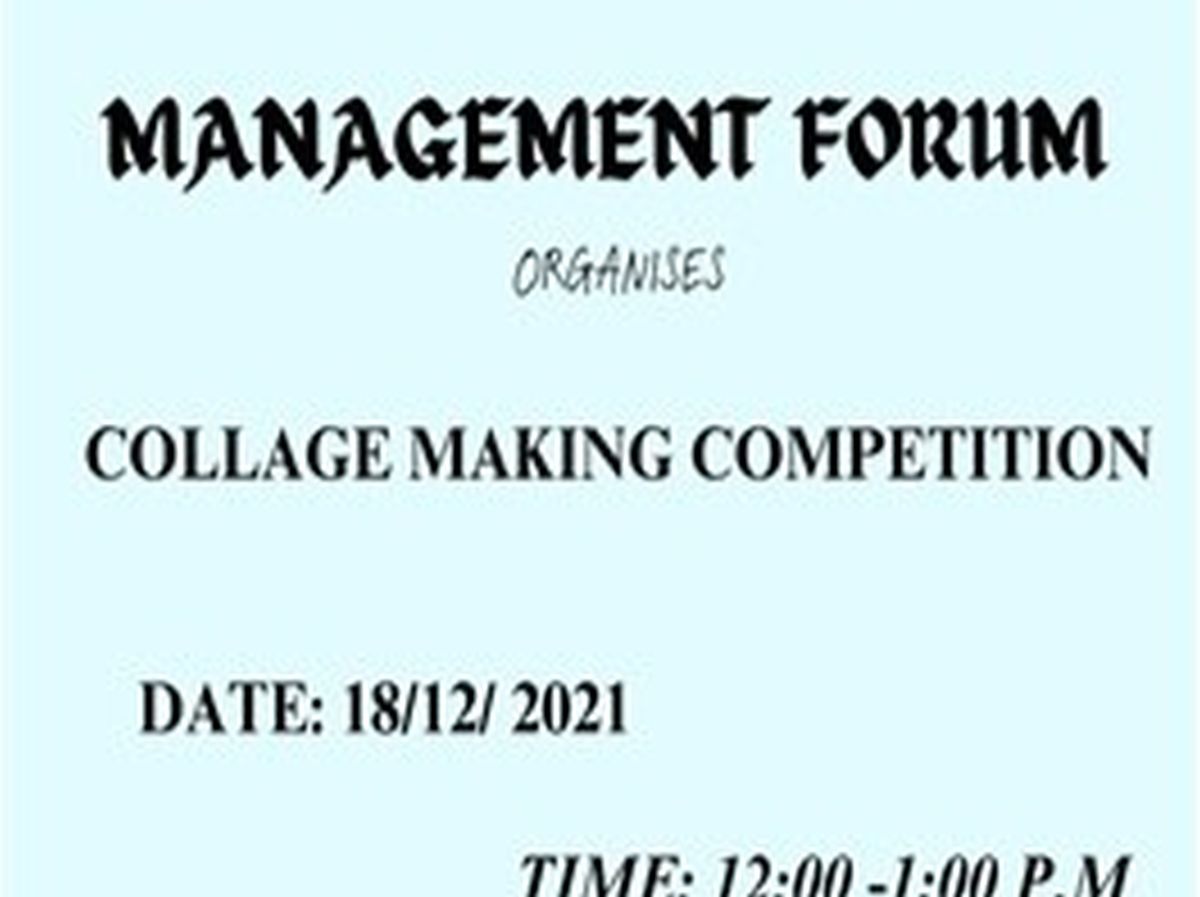 Collage Competition - St. Agnes College (Autonomous), Mangaluru