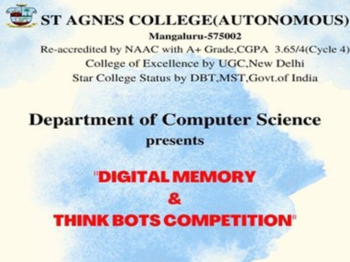 Digital Memory and Think Bots Competition - St. Agnes College ...