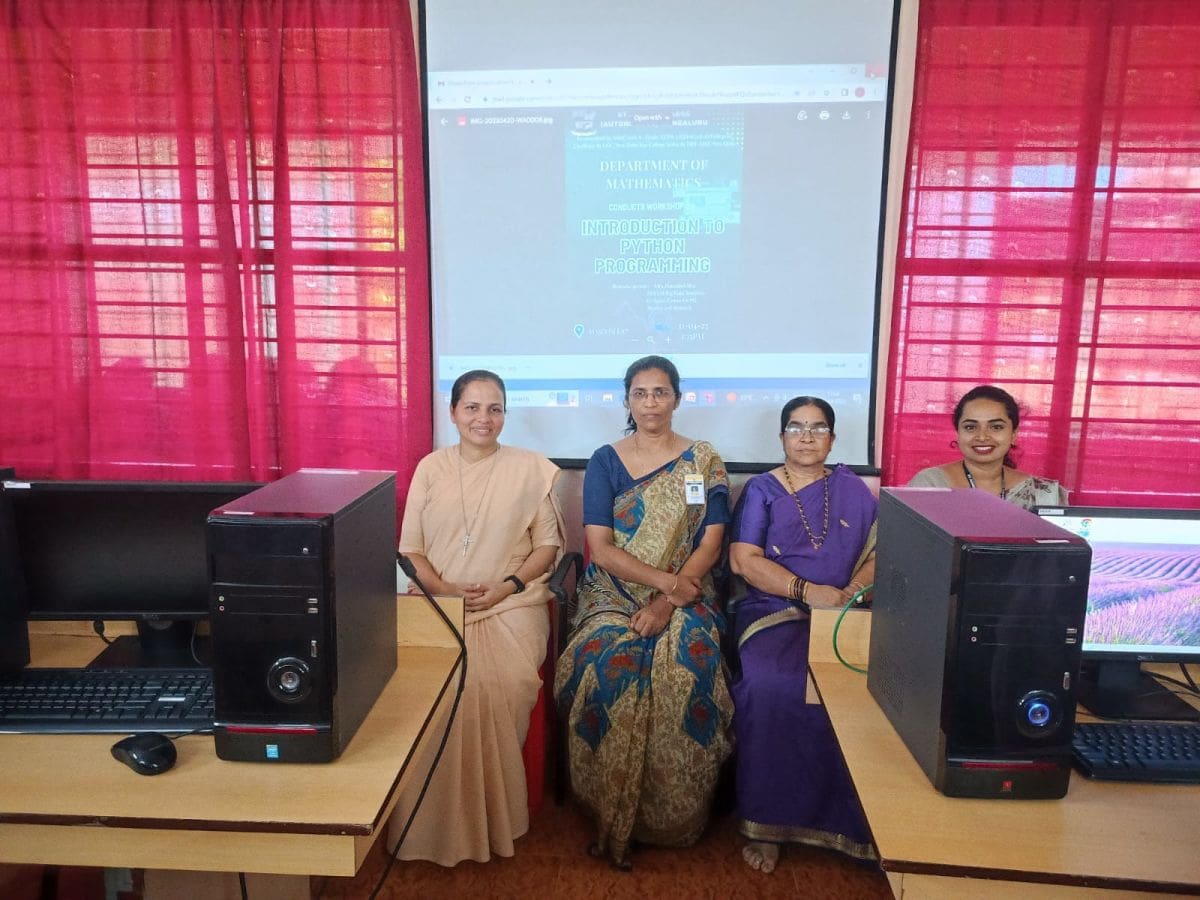 Guest Lecture On Introduction To Python Programming St Agnes College Autonomous Mangaluru