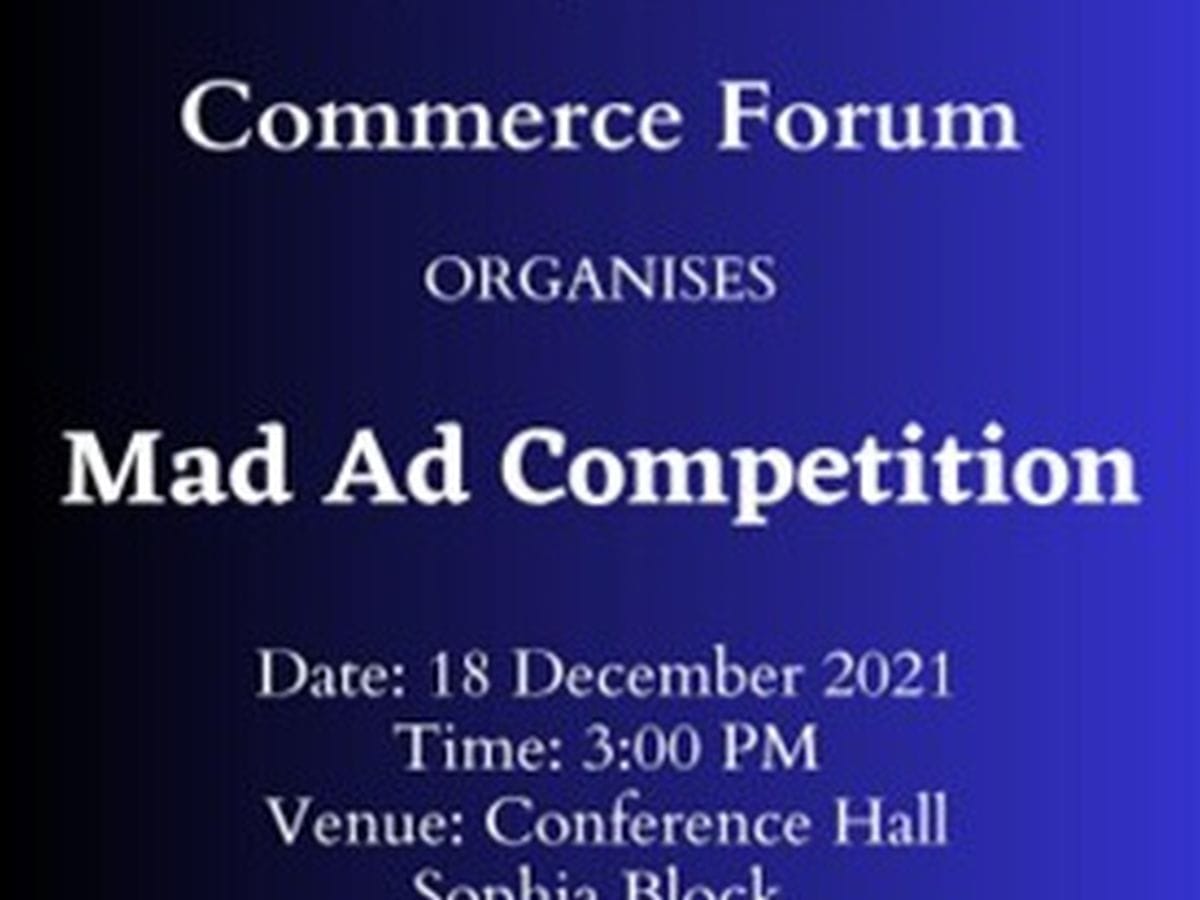Mad Ad Competition - St. Agnes College (Autonomous), Mangaluru