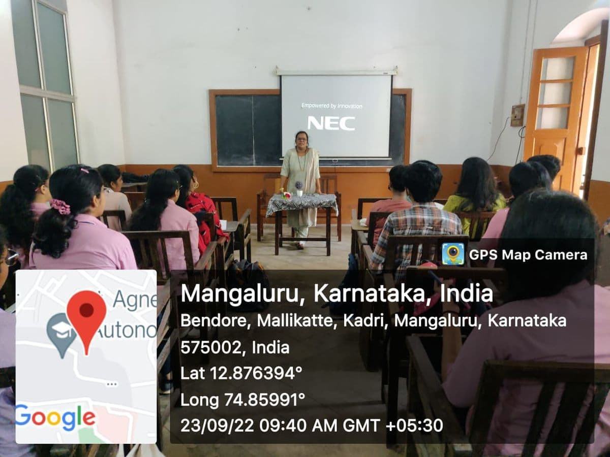 Guest Lecture on Report Writing - St. Agnes College (Autonomous), Mangaluru
