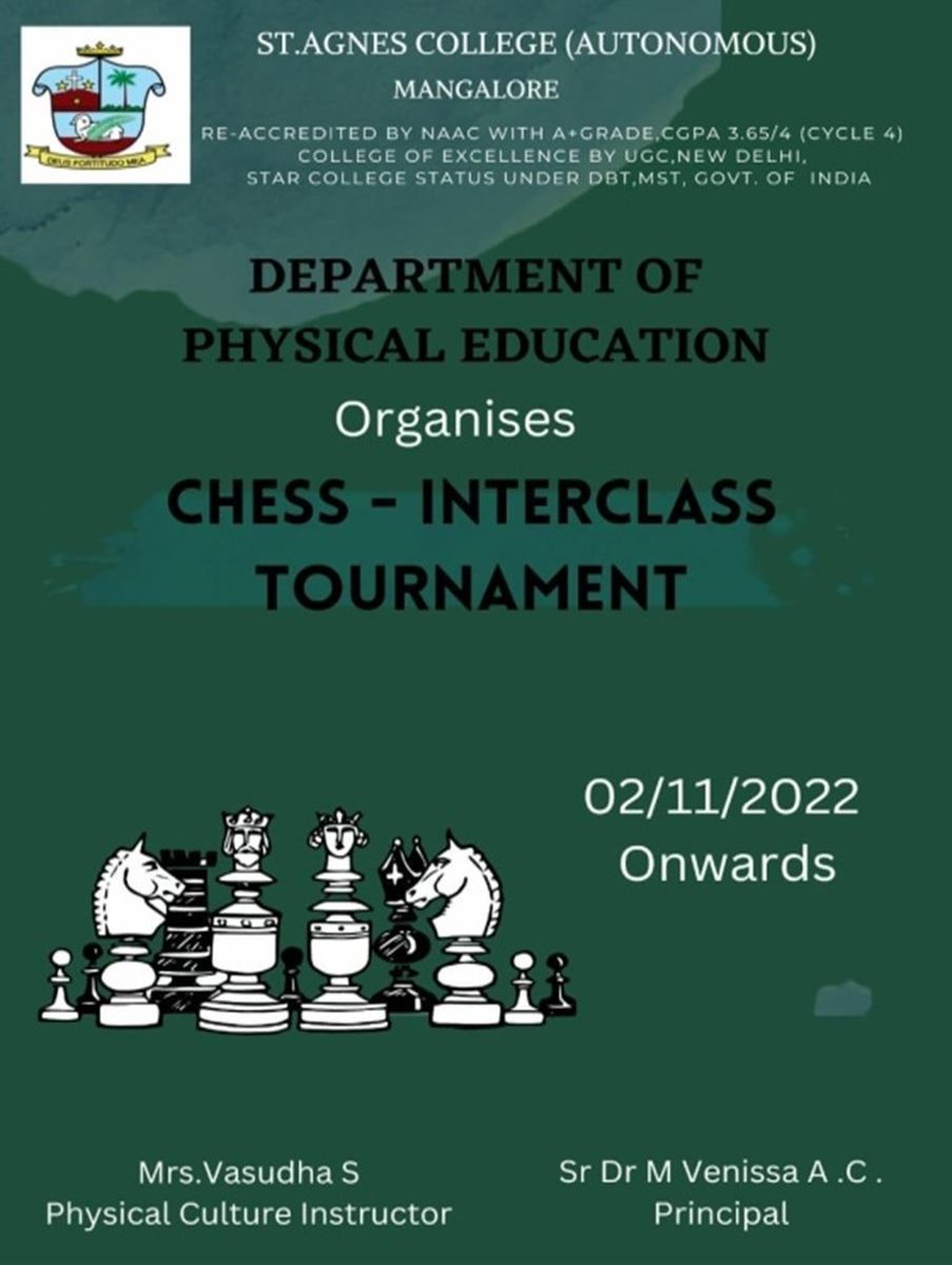 Interclass Chess Tournament - St. Agnes College (Autonomous), Mangaluru