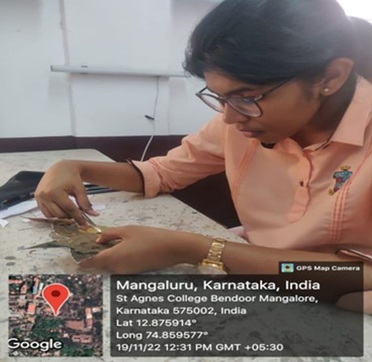Leaf Art Competition - St. Agnes College (Autonomous), Mangaluru