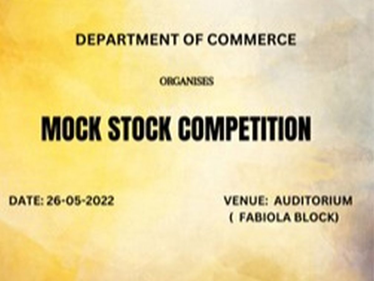 Mock Stock - St. Agnes College (Autonomous), Mangaluru