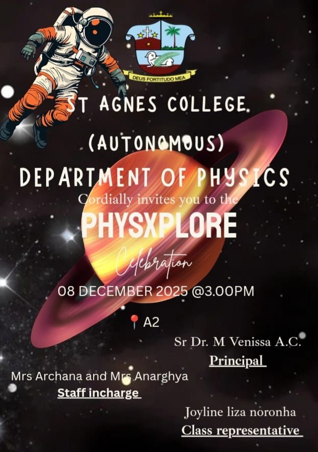 PhysiXplore - St. Agnes College (Autonomous), Mangaluru